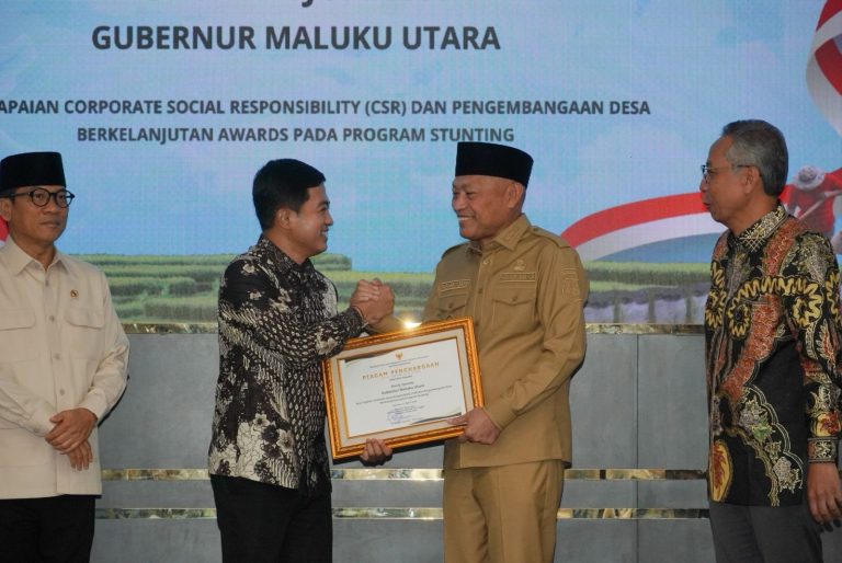 Pertanian Malut Antar Sherly–Sarbin Raih Penghargaan CSR 2026 - Times Malut